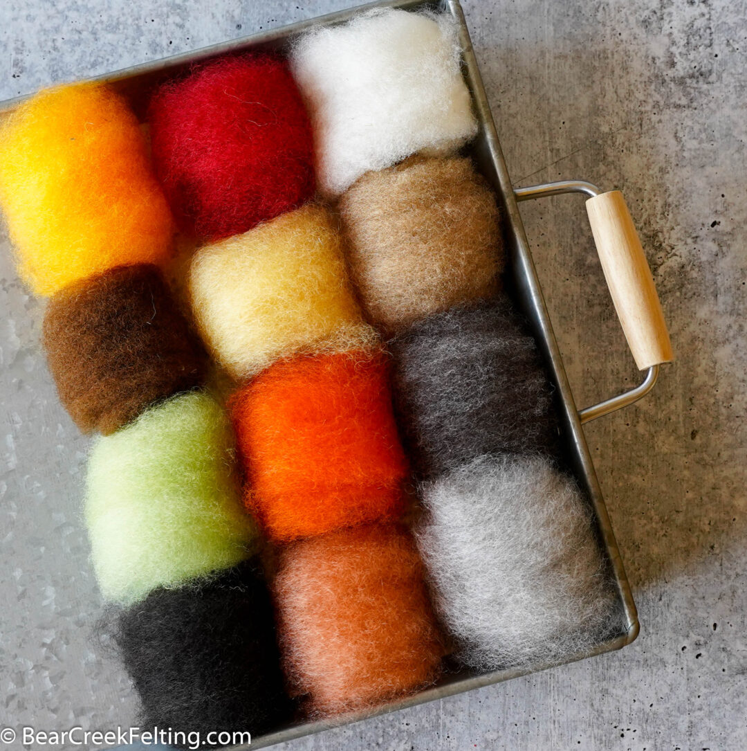 Felting Wool Sampler - Bear Creek Felting