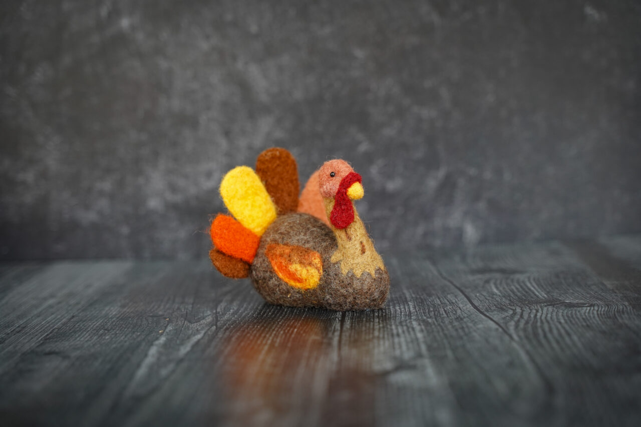 Turkey Needle Felting Kit (Advanced Beginner) - Bear Creek Felting